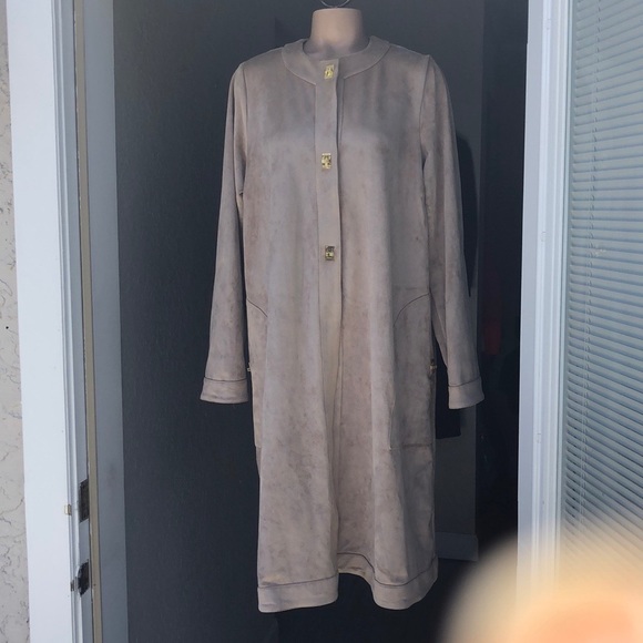 Gretchen Scott Designs | Jackets & Coats | Gretchen Scott Long Suede ...